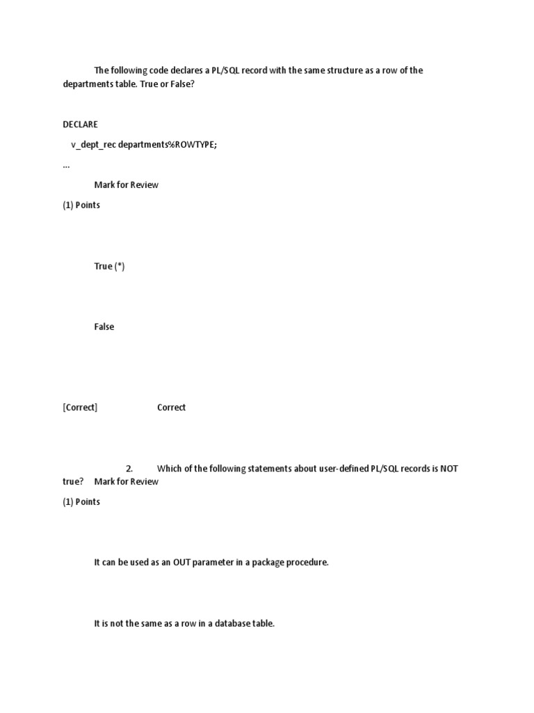 Sect 6 - 10 | PDF | Pl/Sql | Parameter (Computer Programming)