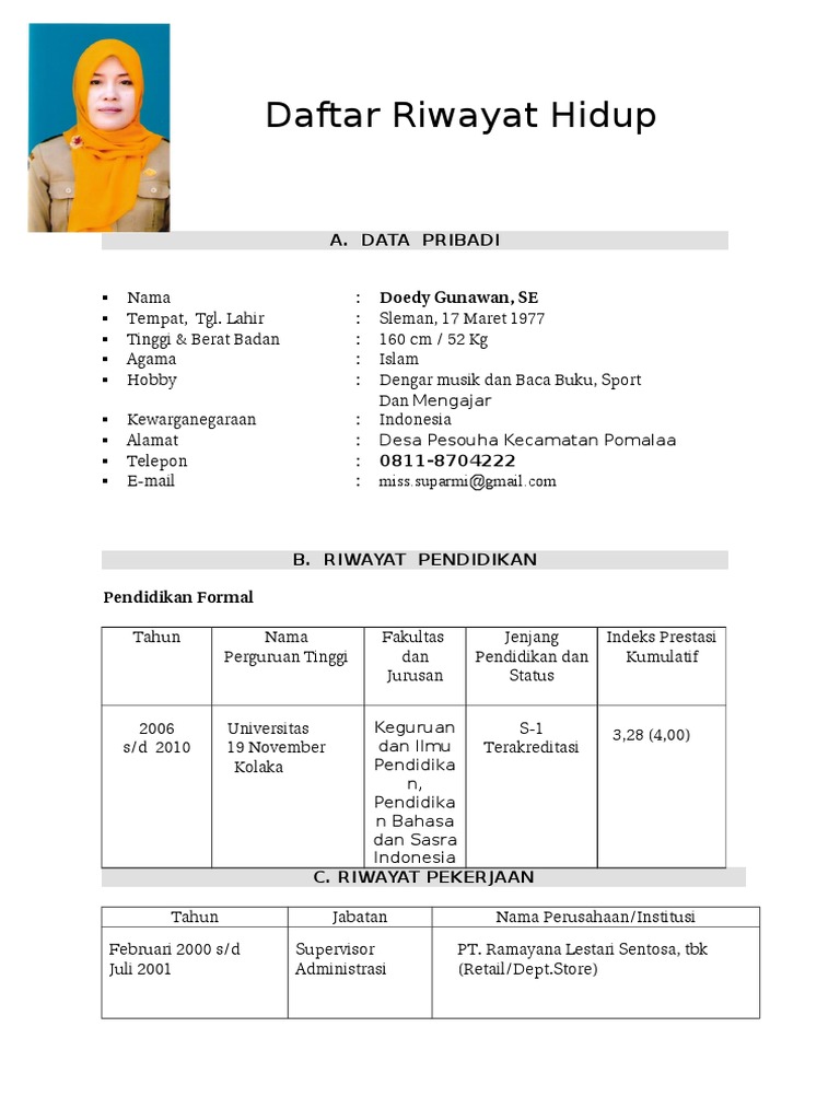 CV. Doedy Gunawan | PDF