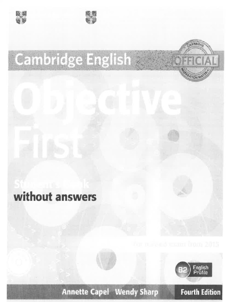 Cambridge Objective First | PDF