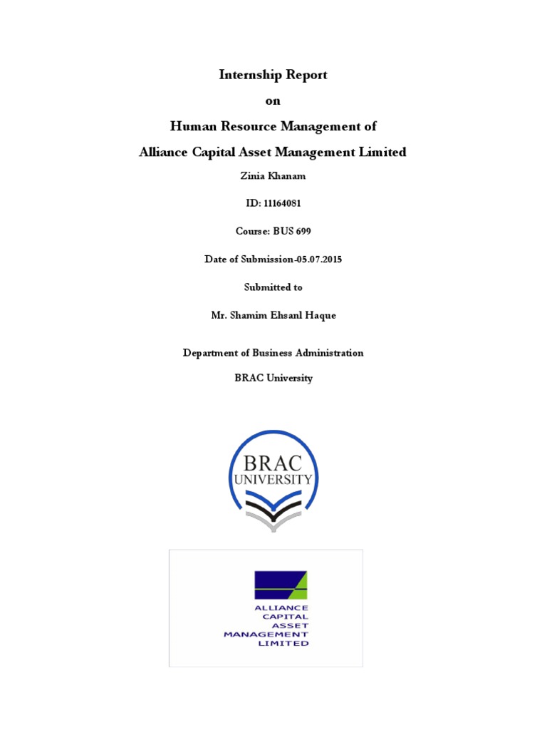 Internship Assessment Report PDF | PDF