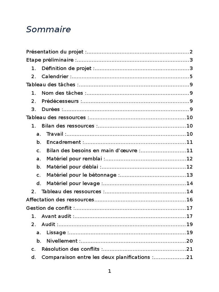 Projet Gestion de Projet | PDF | Planification | Science