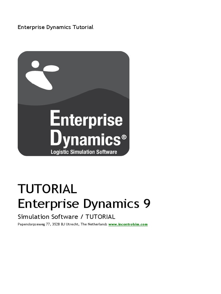 Enterprise Dynamics Tutorial | PDF | Simulation | Icon (Computing)