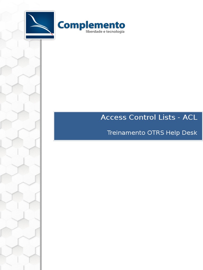 A06 Access Control Lists ACL | PDF | Microsoft Access | Informática