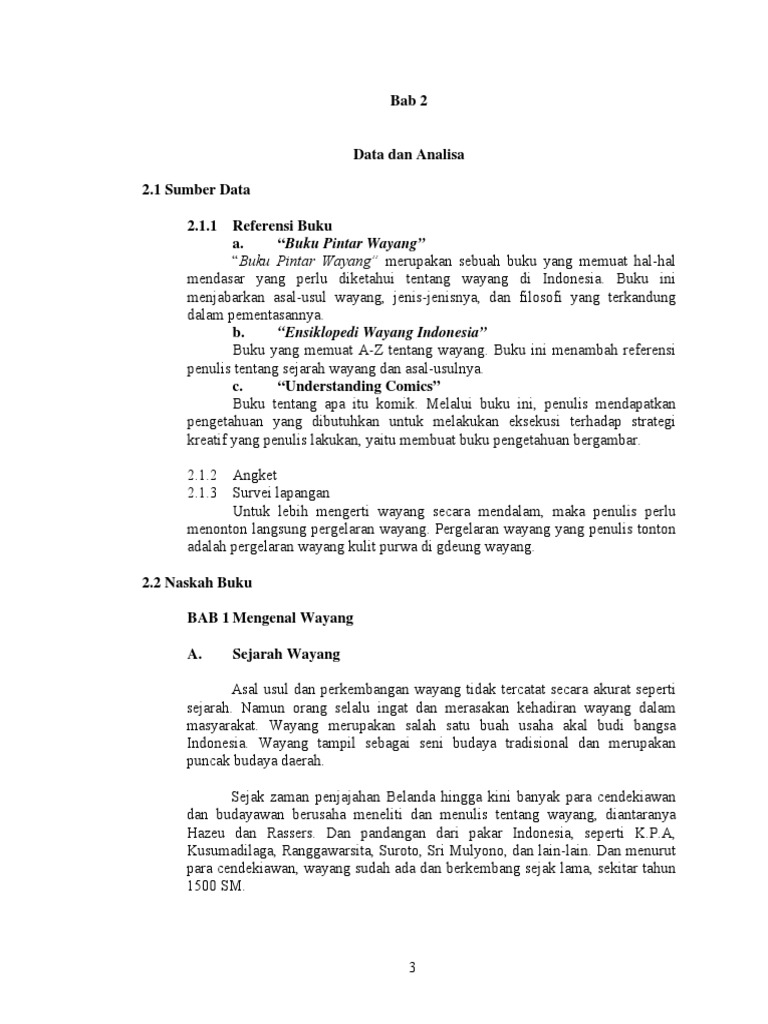 Jenis - Jenis Wayang | PDF