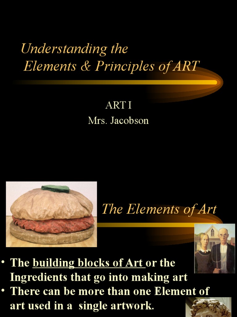 Review of Elements Principles of Art | PDF | Composition (Visual Arts) | Vision