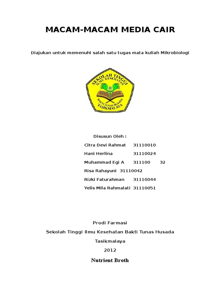 Macam Macam Media Cair | PDF