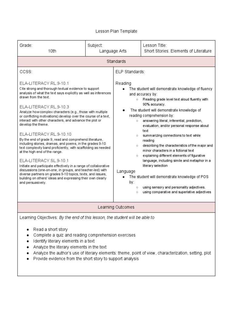 Grade 10 English | PDF | Reading Comprehension | Linguistics