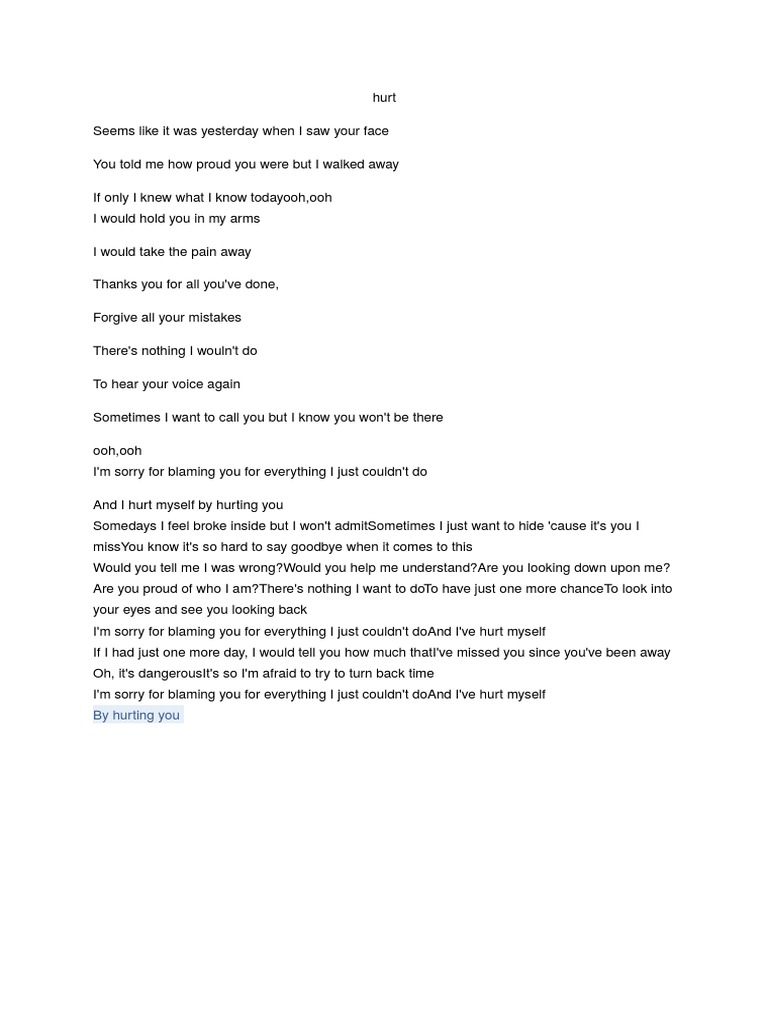 Regret and longing for a lost loved one | PDF