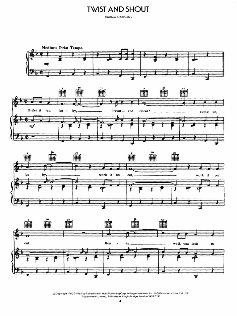 Beatles - Twist and Shout PDF | PDF