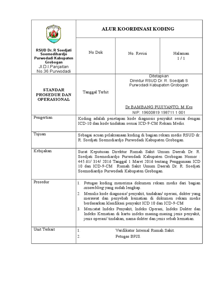 Spo 23 Alur Koordinasi Koding - !!! | PDF