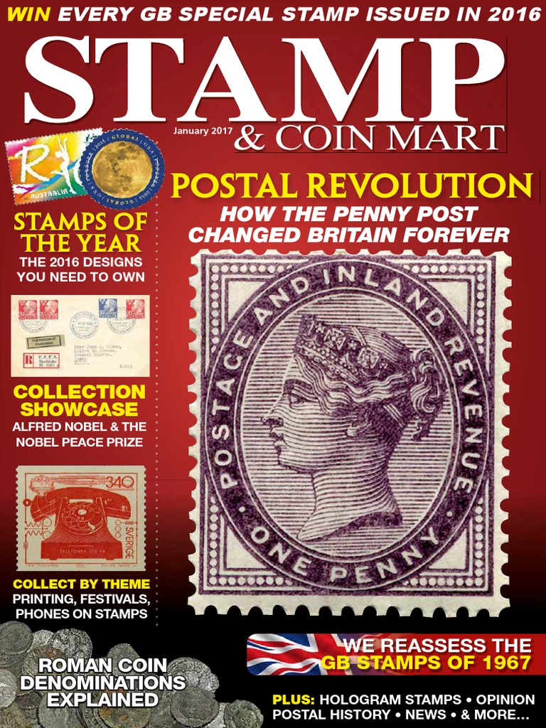 Stamp & Coin Mart - January 2017 | PDF | Postage Stamp | Pound Sterling