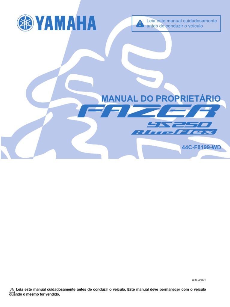 Manual do Proprietario Fazer 250 - 2016.pdf | Motocicleta | Monóxido de Carbono