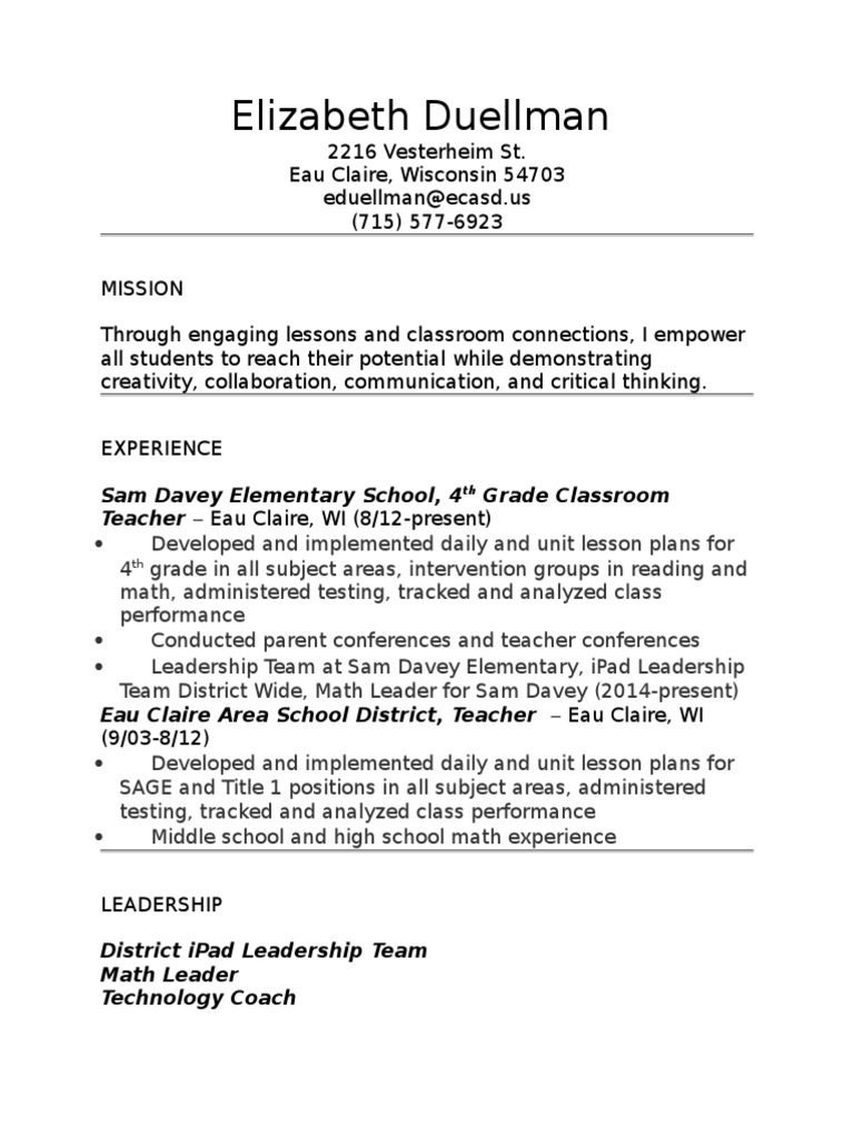 Elizabeth Duellman: Sam Davey Elementary School, 4 Grade Classroom ...