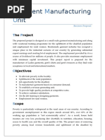 Project Report - Garments | PDF | Clothing | Textiles