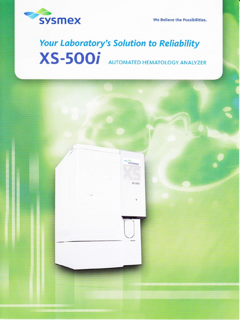 Brosur XS 500i | PDF | Flow Cytometry | Cytometry