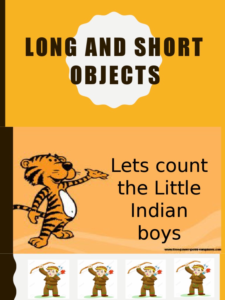 Long and Short Objects Activity Guide | PDF