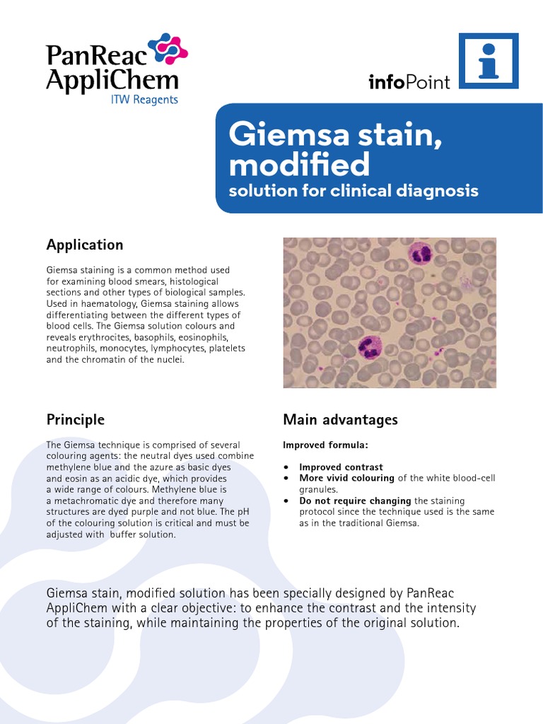 IP-014 Giemsa Stain En | Staining | Cytopathology