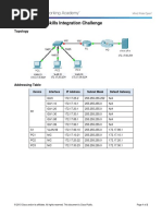 6.3.3.8 Packet Tracer - Inter-VLAN Routing Challenge Instructions | PDF | Ip Address | Network ...