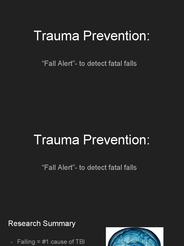 Trauma Prevention | PDF | Injury | Wellness