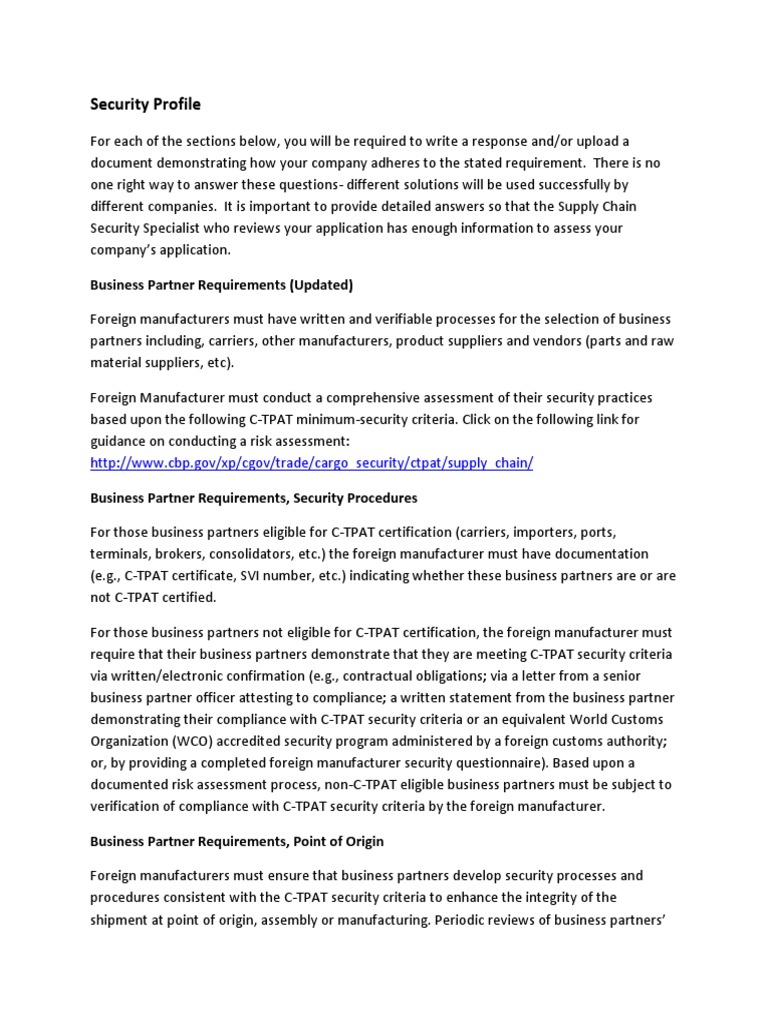 FM Security Profile Overview 3 | PDF | Physical Security | Identity ...