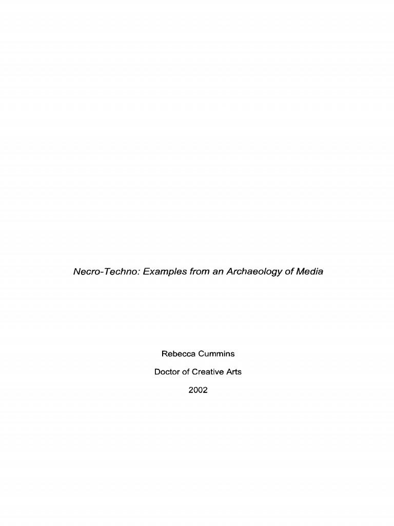 Necro Techno | PDF | Perception | Reality