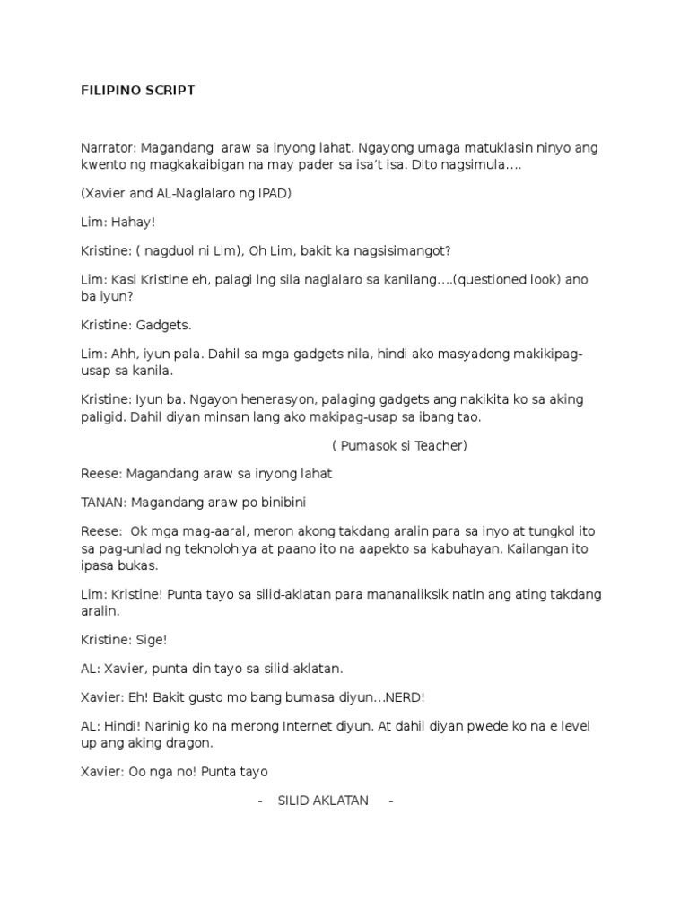 Filipino Script | PDF