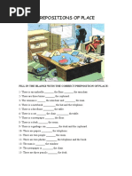 Prepositions of Place Fun Activities Games - 1722 | PDF | Language Arts ...
