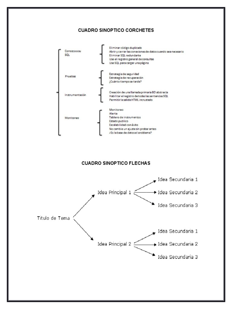 Cuadro Sinoptico Corchetes