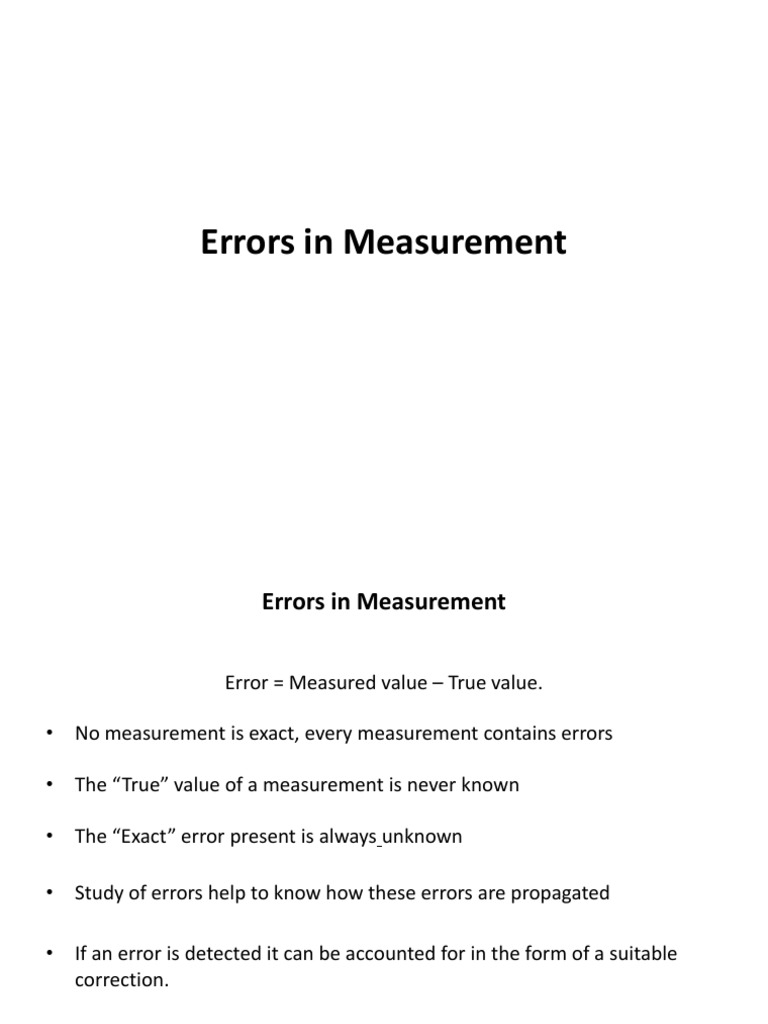 Errors in Measurement | Arithmetic Mean | Normal Distribution