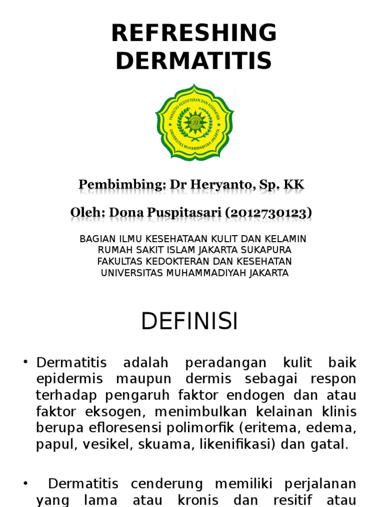 Dermatitis Pdf