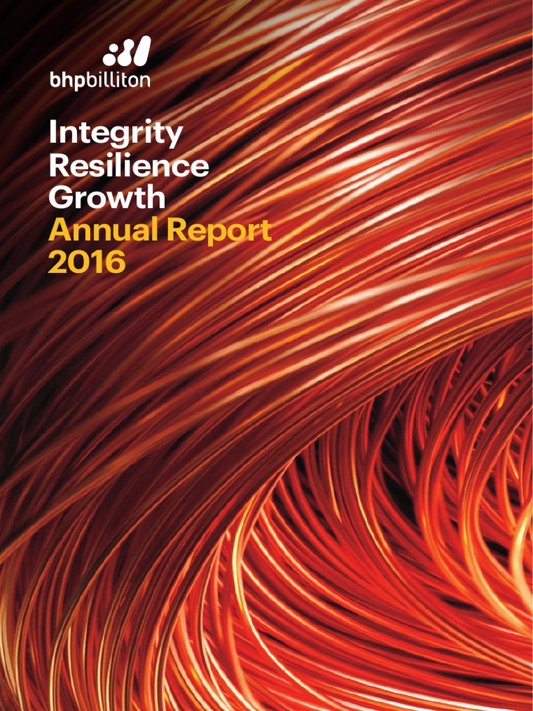 BHP Bill It On Annual Report 2016 | PDF | Board Of Directors ...