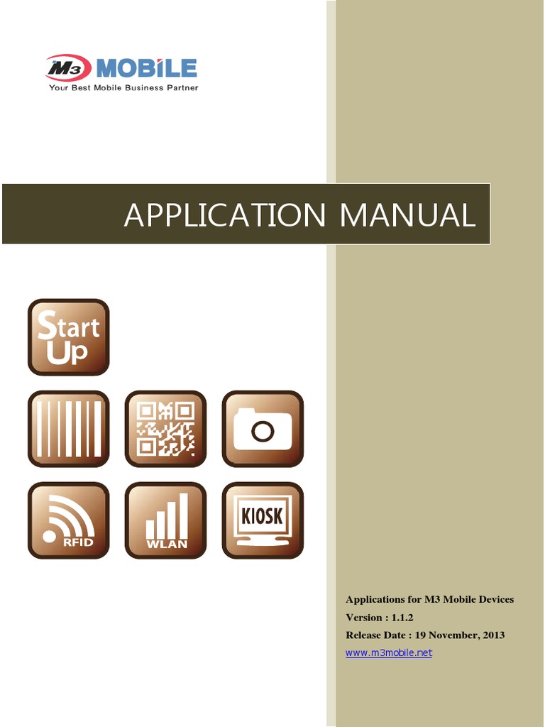 M3Mobile Application Manual18 | PDF | Barcode | Universal Product Code