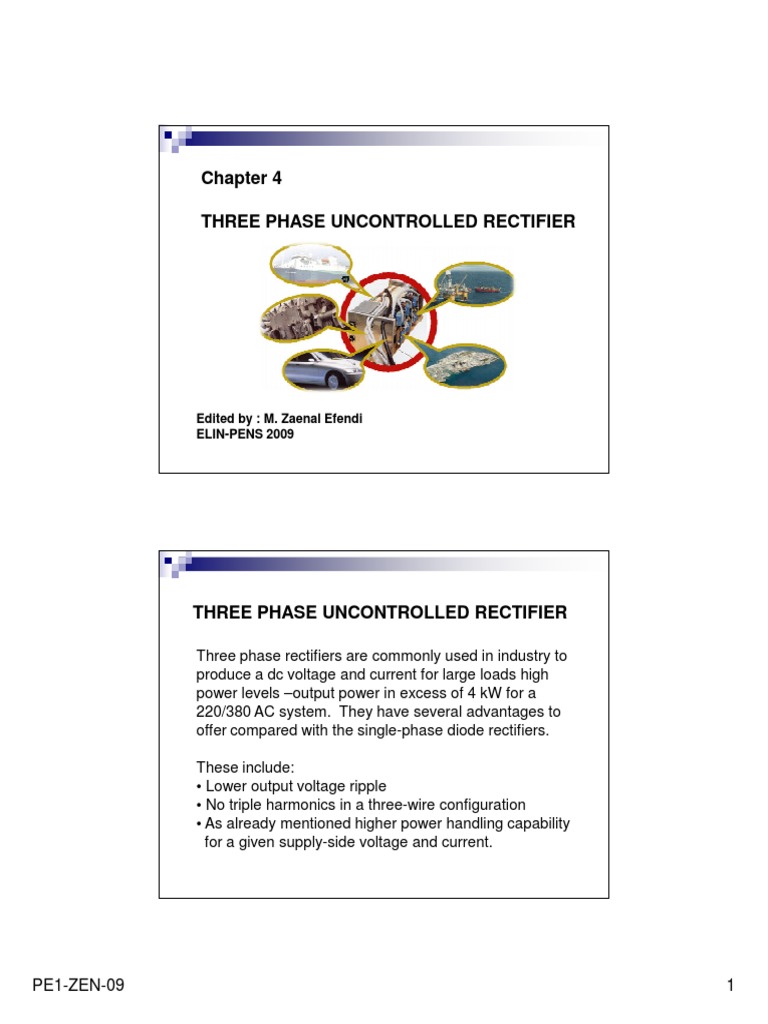 3-Phase Rectifiers for Engineers | PDF | Rectifier | Electronic Engineering