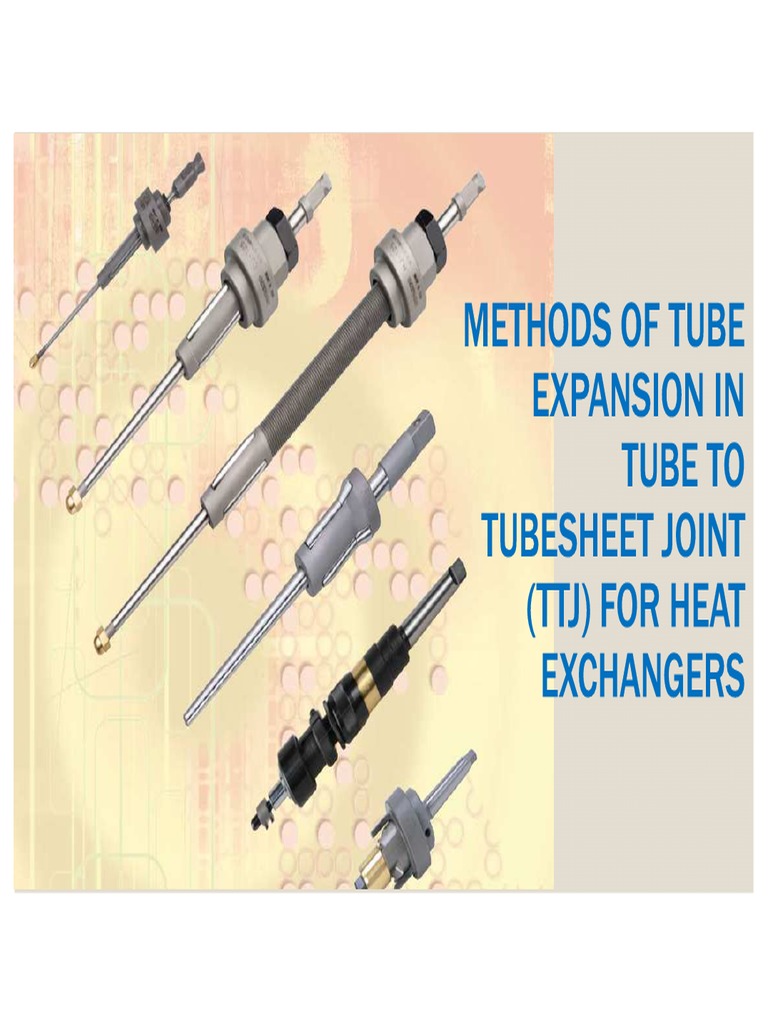 Methods of Tube Expansion in Tube to Tub | Explosive Material | Welding ...