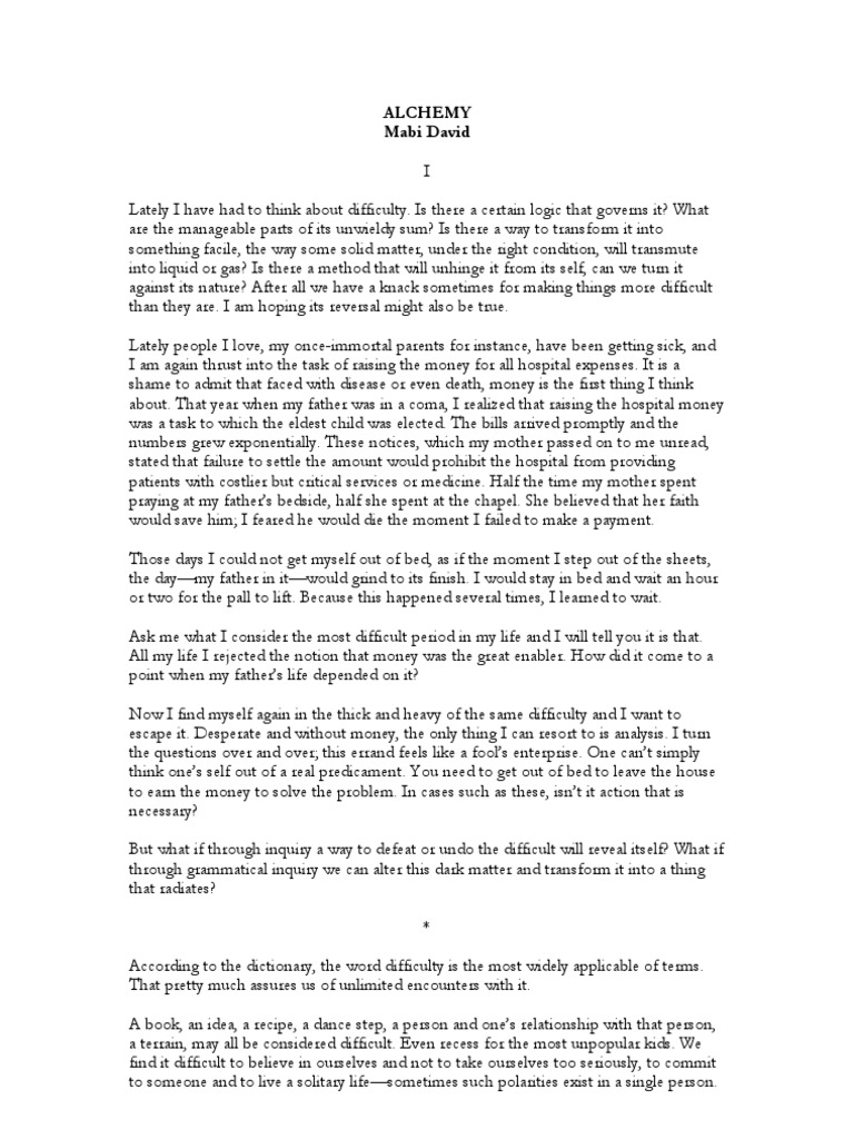 Alchemy (Mabi David) | PDF | Cubism