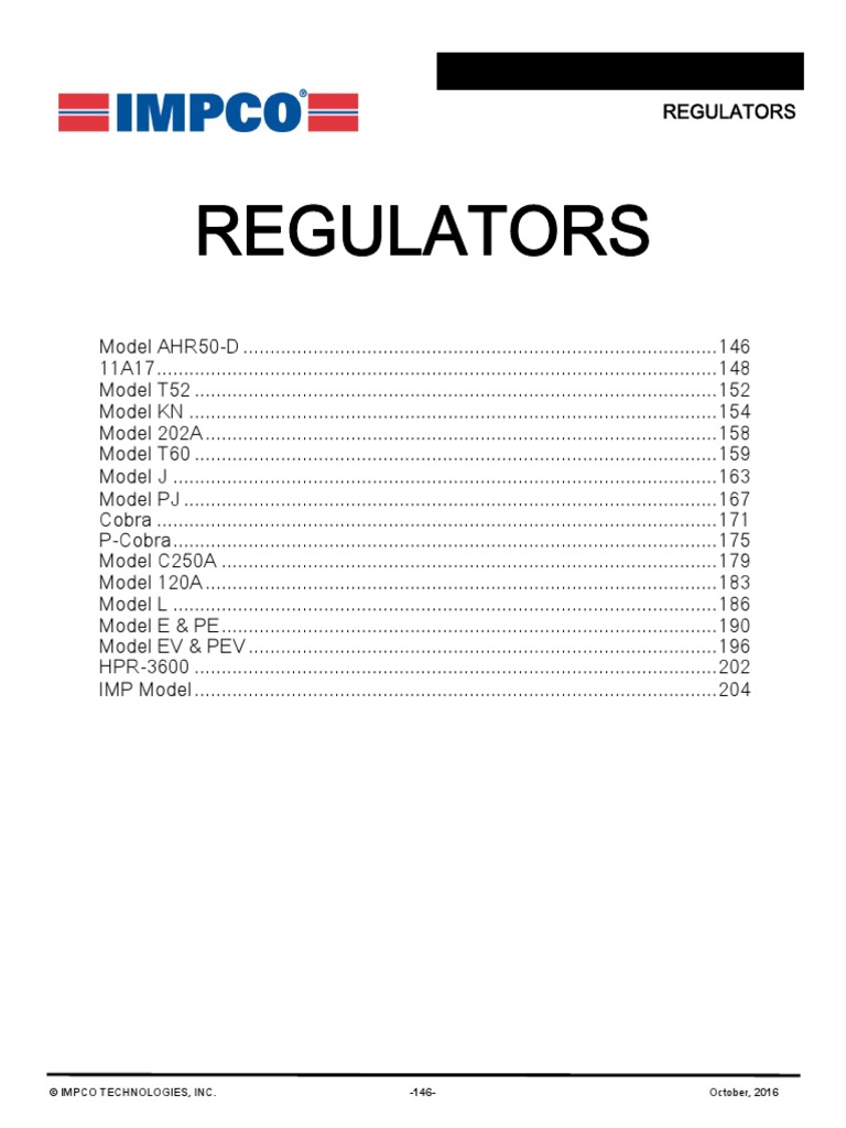 IMPCO Regulators | PDF | Liquefied Petroleum Gas | Carburetor