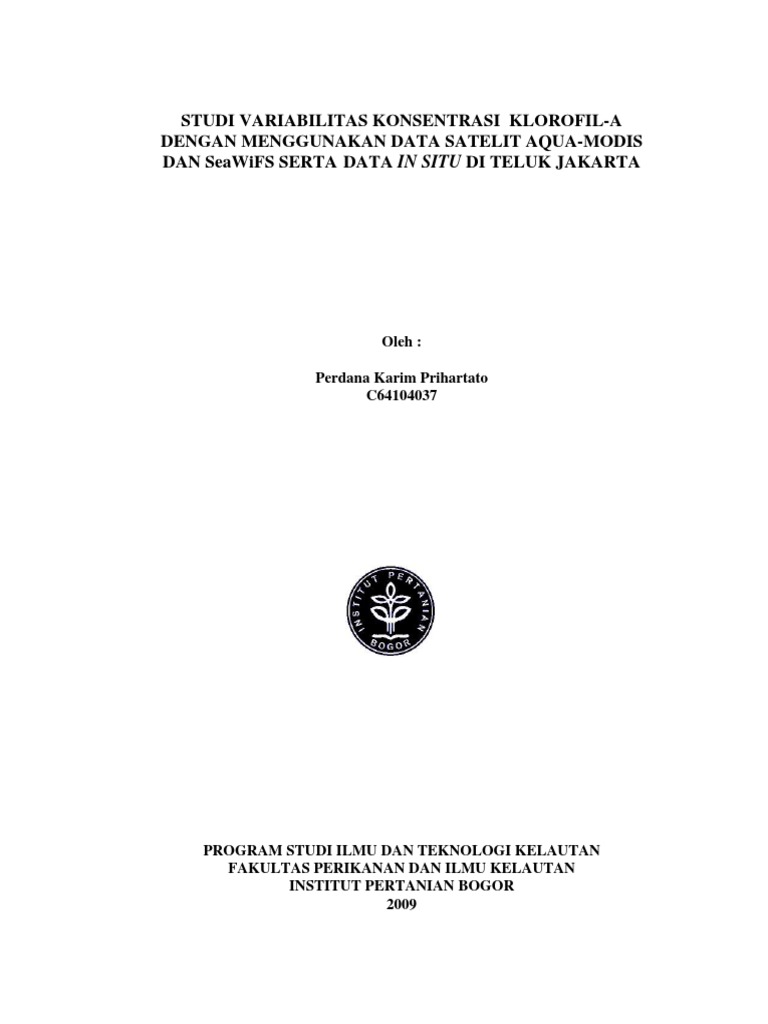 Contoh TA IPB PDF | PDF