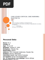 Sample Case Study | PDF | Chronic Kidney Disease | Renal Function