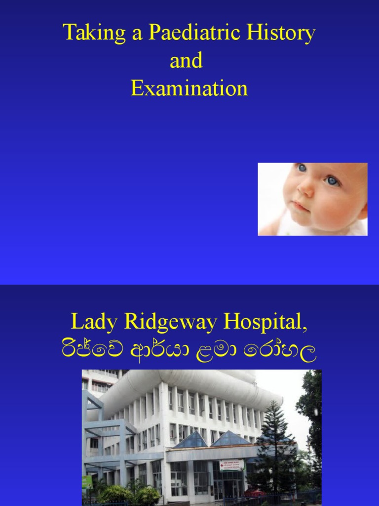 Taking A Paediatric History and Examination | PDF | Pulse | Physical ...