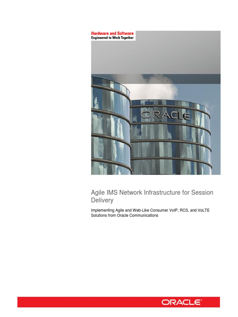 Agile IMS Network Infrastructure For Session Delivery | Download Free PDF | Ip Multimedia ...