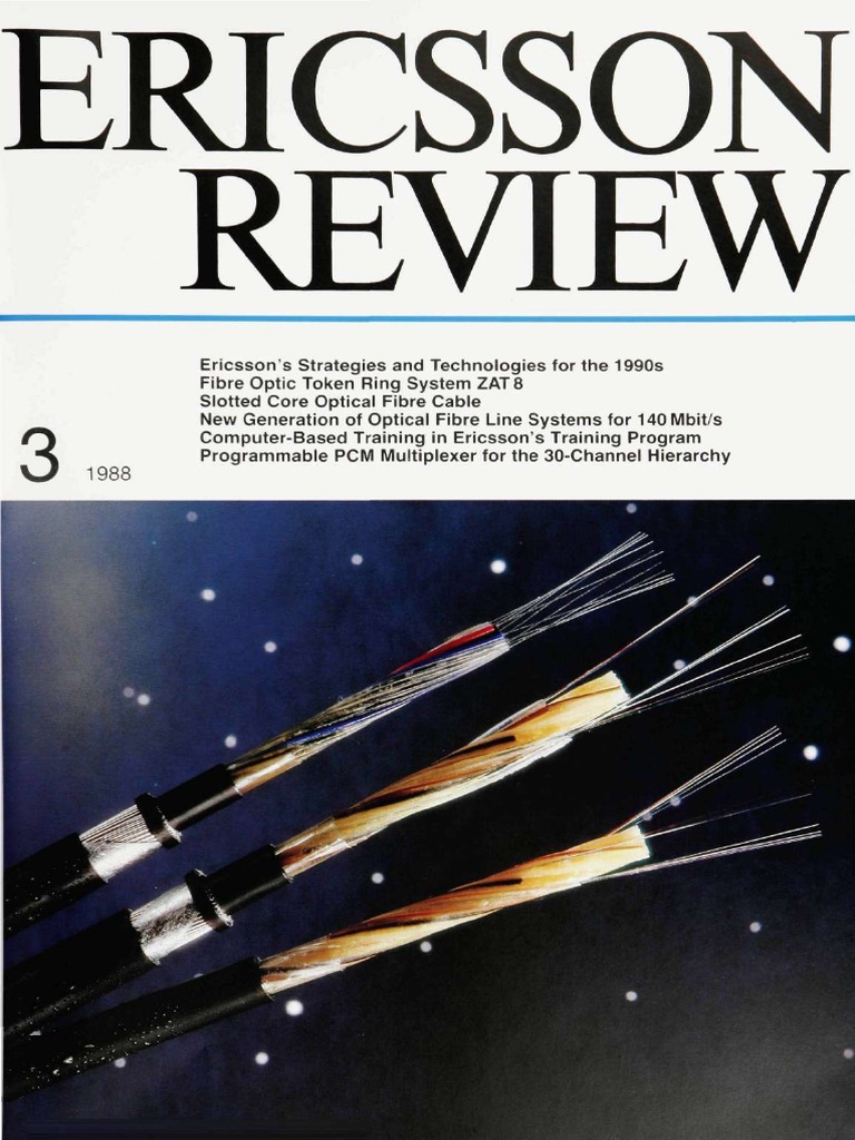 Ericsson Review Vol 65 1988 3 | PDF | Ericsson | Computer Network