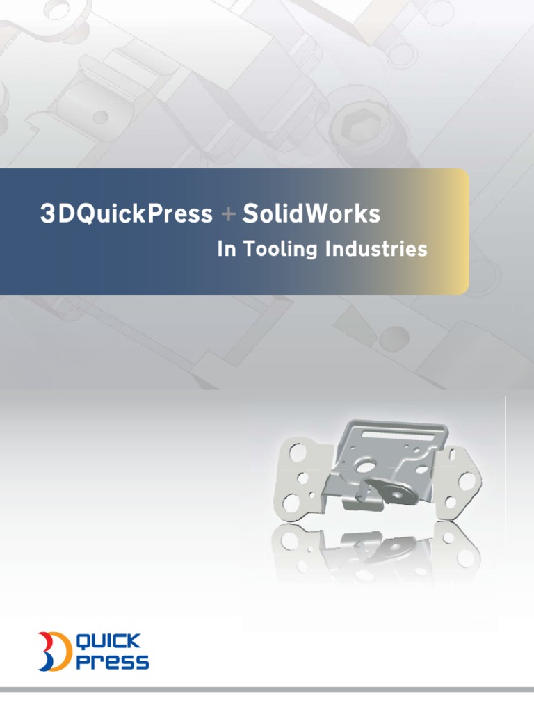 3DQuickPress SolidWorks Case Book | PDF | Computer Aided Design | Sheet Metal