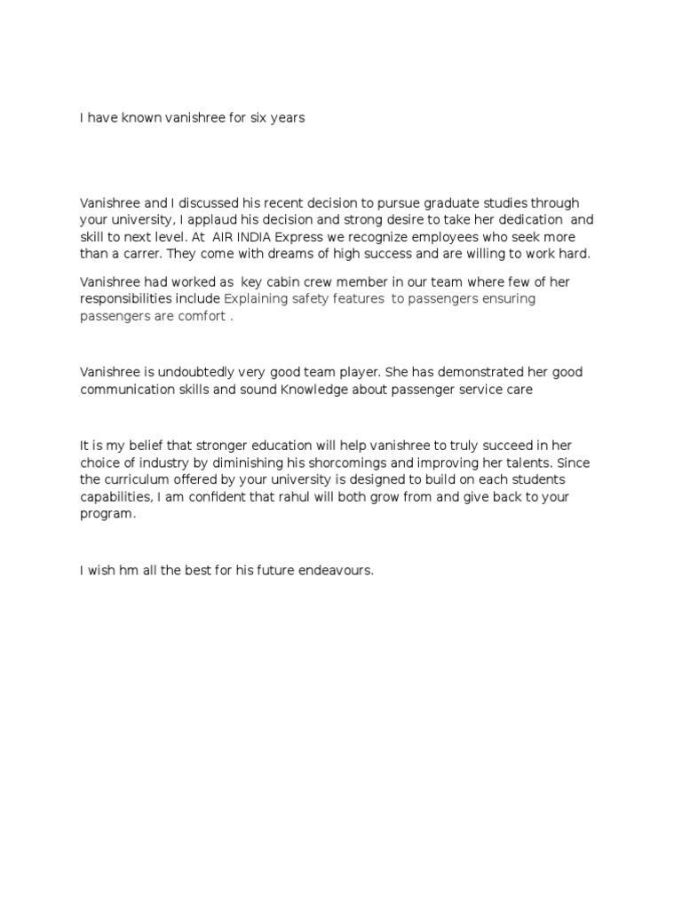 Letter of Recommend | PDF | Psychological Concepts | Behavior Modification