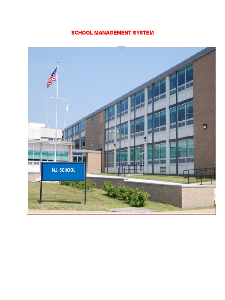 School Management System | PDF | Interface (Computing) | Curriculum