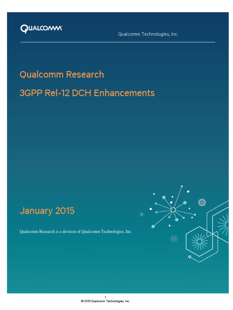 3gpp Rel 12 DCH Eenhancements | PDF | High Speed Packet Access | Telecommunications