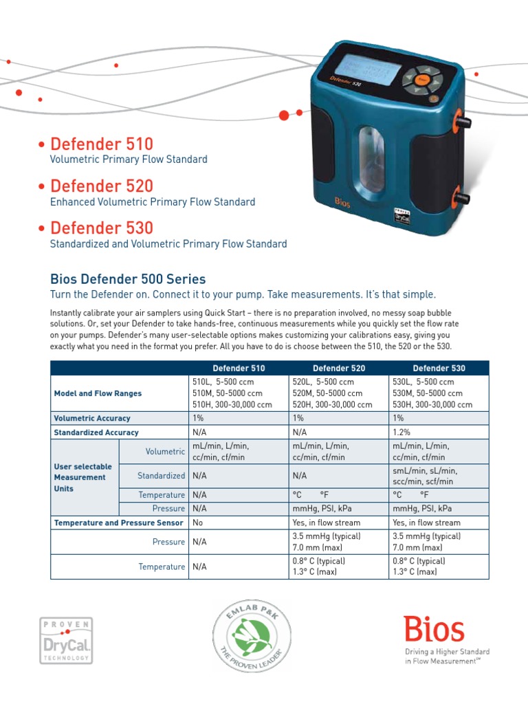 Bios Defender 500 Series Spec Sheet | PDF | Backlight | Battery ...