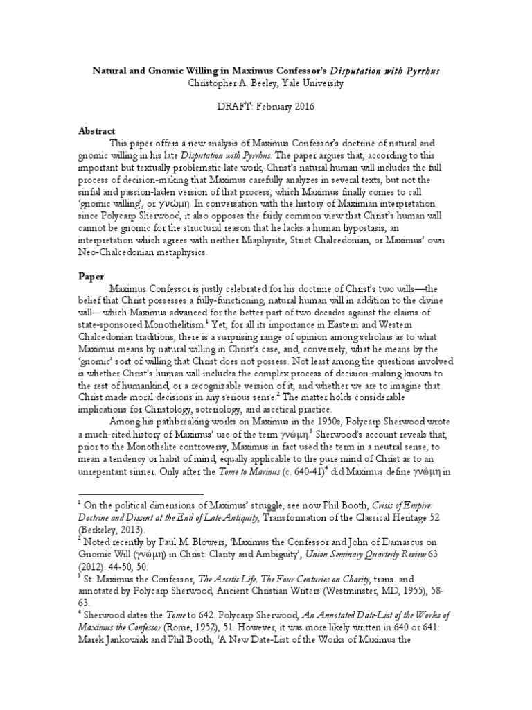 Christopher Be Eley | PDF | Christian Philosophy | Jesus