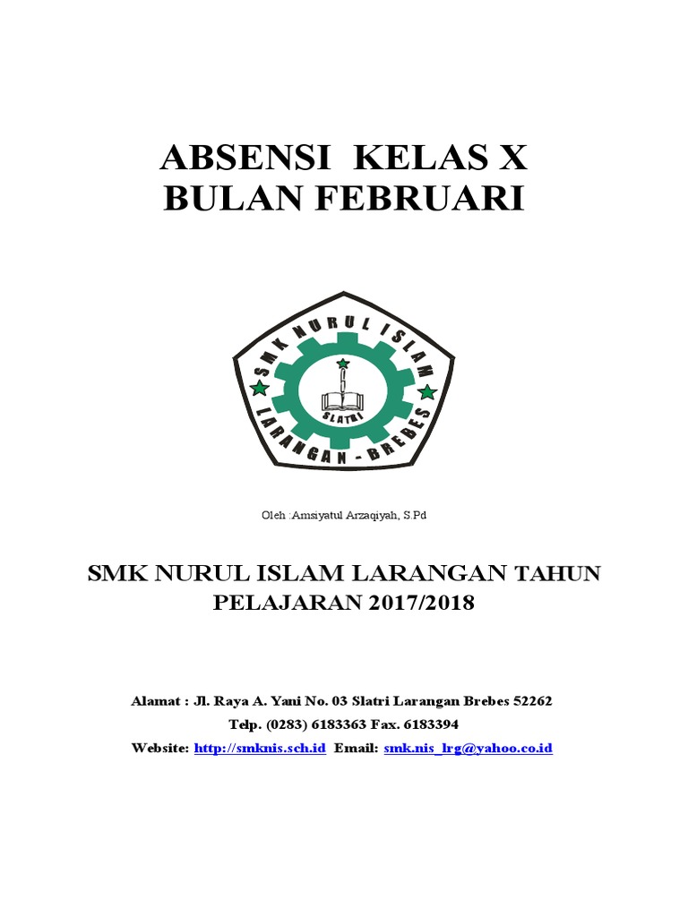 Cover Absen | PDF
