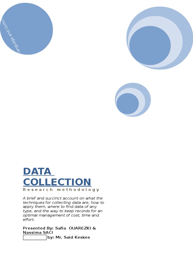 Data Collection Methods Research Methodo | PDF | Field Research ...