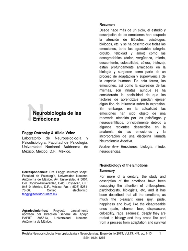 Anatomia De Las Emociones Pdf Pdf